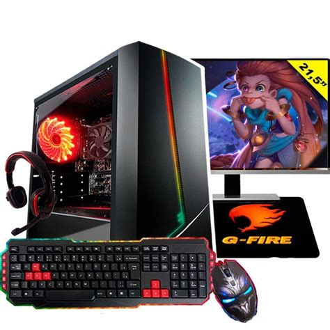PC Gamer G Fire Completo AMD A10 RAM 8GB KaBuM