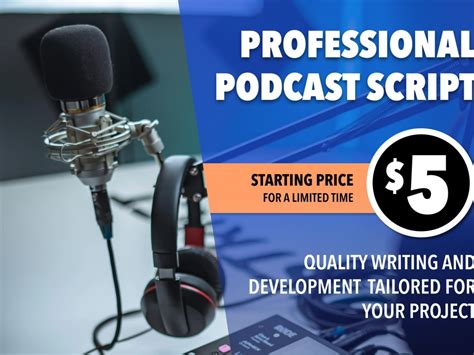 a professional engaging podcast script upwork
