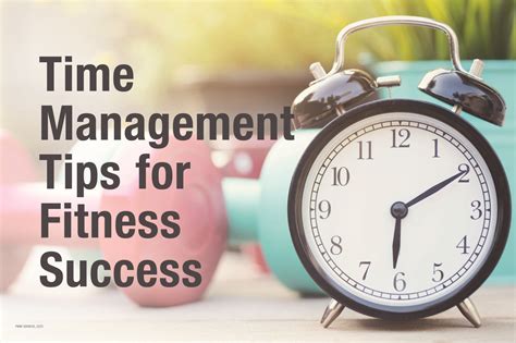 Time Management Tips For Fitness Success Dexter Wellness Center