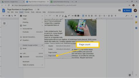 How To Add Page Numbers In Google Docs