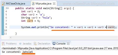 Octaedrus Capacitaciones Y Servicios Operadores En Java