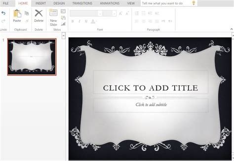 Couture Powerpoint Template