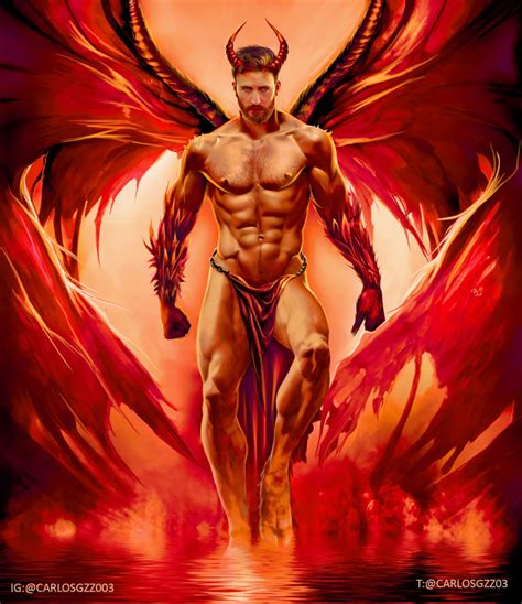 Rule 34 Actor Carlos Gzz Celebrity Chris Evans Demon Demon God Devil Halloween Loincloth