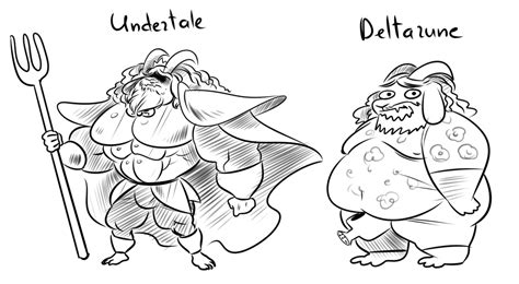 Asgore From Undertale Vs Asgore From Deltarune Deltarune
