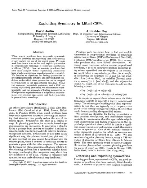 pdf exploiting symmetry in lifted csps