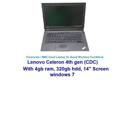 Used Refurbished Lenovo Celeron Th Gen Cdc Laptop At Best Price In Pune Saicon Enterprises