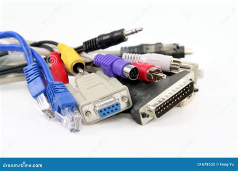 Computer Cables Stock Photo Image Of Fast Connect Intricate