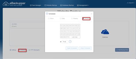 automatic scheduled backup