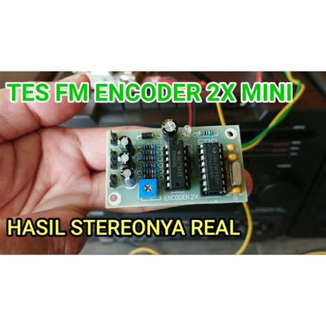 jual fm stereo coder encoder 2x mini shopee indonesia