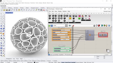 Grasshopper Script Sphere Pendant Script
