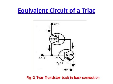 Triac Equivalent Circuit