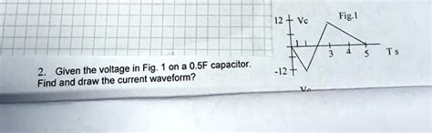 Solved Find And Draw The Current Waveform 12 Vc Fig 1 2 Given The
