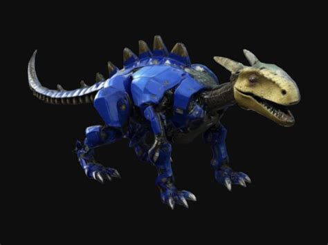 Ankylosaurus Robot Like Transformers Dinosaur Full Hd Detailed