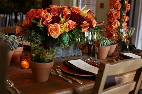 Jessica S Country Flowers Rustic Table Setting