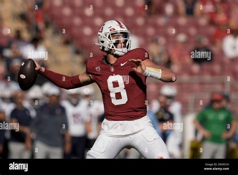 Stanford Quarterback Justin Lamson Throws A Pass Against Arizona During The First Half Of An