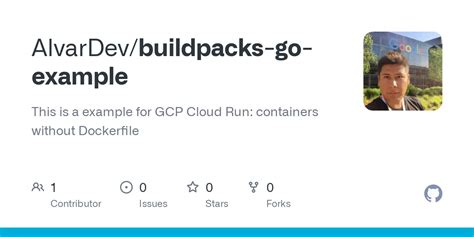 GitHub AlvarDev Buildpacks Go Example This Is A Example For GCP Cloud Run Containers Without