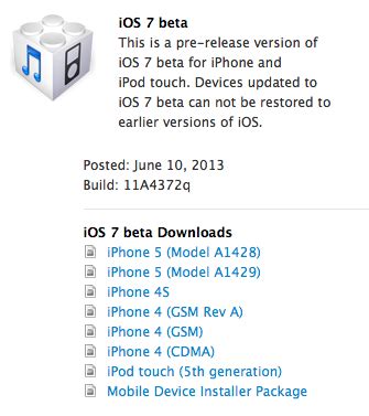 IOS 7 Beta 1 Download Available Today For Developers