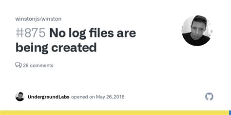 no log files are being created · issue 875 · winstonjs winston · github
