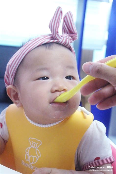 초기이유식 쌀미음 횟수와 먹는양은 네이버 블로그