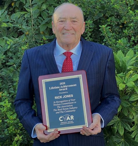 Jones Named Cvar “lifetime Achiever” Oakdale Leader