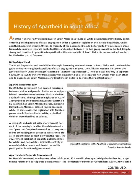 History Of Apartheid In South Africa Pdf Apartheid Racial Segregation