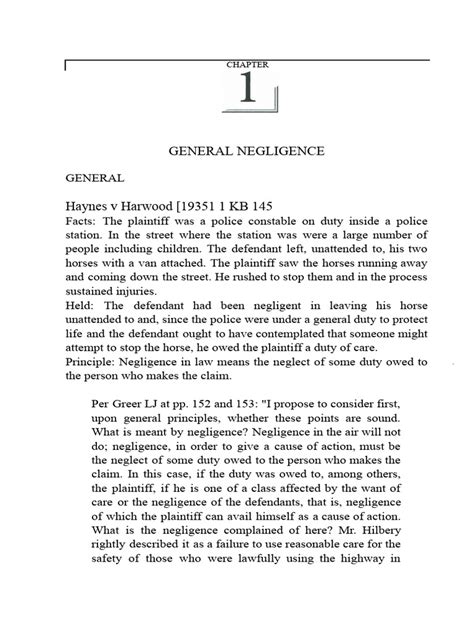 Atupares Case Briefs 2nd Semester Pdf Negligence Duty Of Care