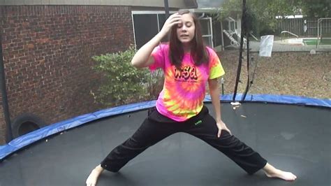 Cheer Tumbling And Splits Tutorial Part 1 Youtube