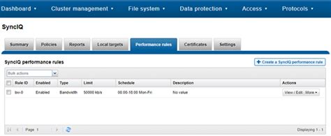 Onefs Replication Bandwidth Management Unstructured Data Quick Tips