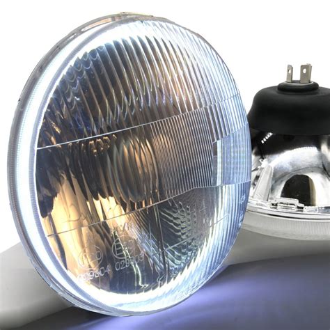 Delta Lights® 01 1189 Lbio 7 Round Halo Led Headlights With Switchback