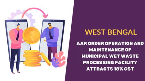 Operation And Maintenance Of Municipal Wet Waste Processing Facility