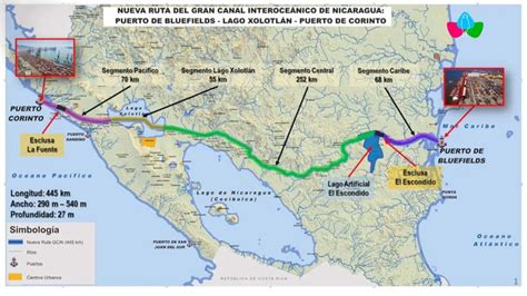 Nueva Ruta Del Gran Canal Interoceánico De Nicaragua ★ Redvolución