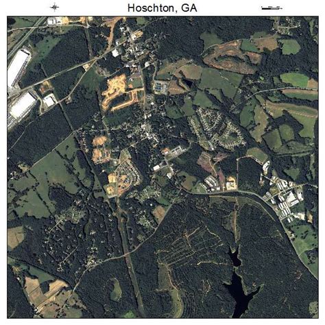 Aerial Photography Map Of Hoschton Ga Georgia