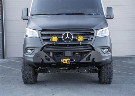 Roambuilt Low Pro Front Bumper For 2019 2024 Mercedes Sprinter Van