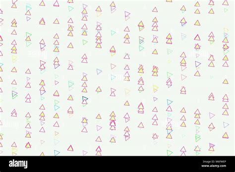 Color Abstract Triangle Pattern Generative Art Background Vector