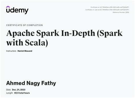 Ahmed Nagy On Linkedin It Was A Great Course For Me Its My First Time Practicing Scala Language