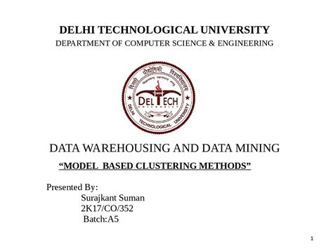Model Based Clustering Docsity