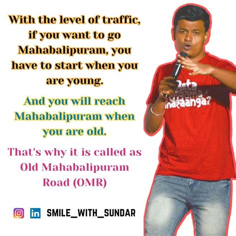 Sundar Rajan On Linkedin Chennai Standupcomedy