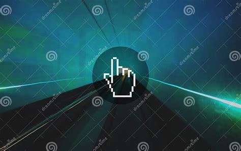 Pointer Selection Cursor Access Connection Networking Concept Stock