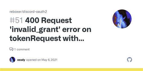 400 request invalid grant error on tokenrequest with refresh token