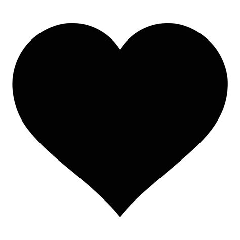 Heart Silhouette Art 53663352 Vector Art At Vecteezy