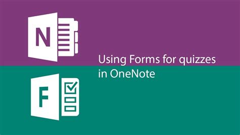Using Microsoft Forms In Onenote Youtube