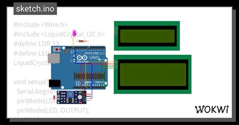 Light Dependent Resistor Ldr Wokwi Esp32 Stm32 Arduino Simulator