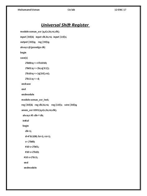Lab Assignment 10 Comuter Architecture Pdf Teaching Methods