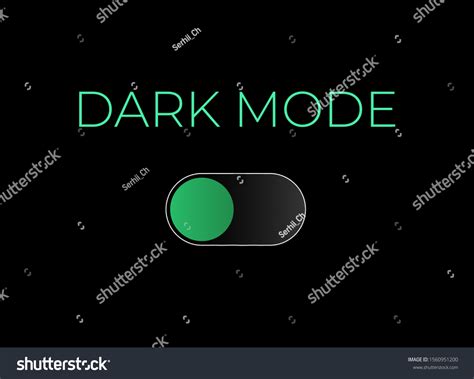 Switch Dark Mode Night Mode Toggle Stock Vector Royalty Free 1560951200