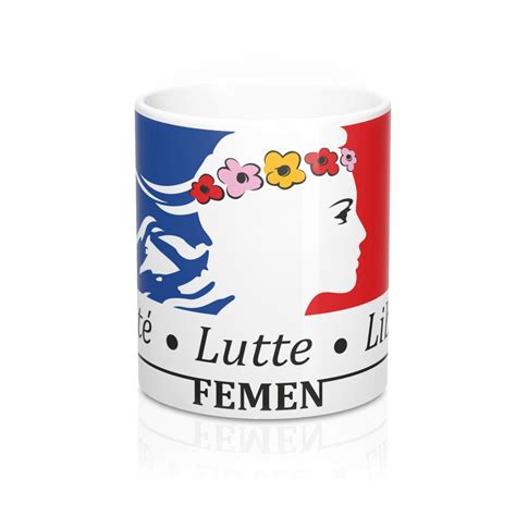 Coffee Mug “nudite Lutte Liberte” Femen Shop