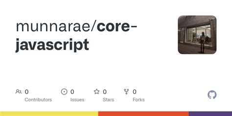 Github Munnaraecore Javascript