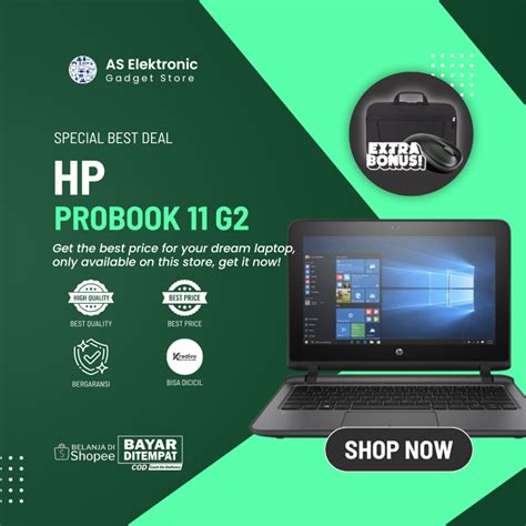 Jual PROMO LAPTOP HP PROBOOK 11 G2 TOUCHSCREEN CORE I3 GEN 6 8GB 256GB Shopee Indonesia