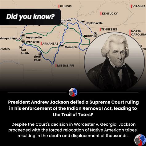 Andrew Jackson Defied The Supreme Court With The Trail Of Tears Road