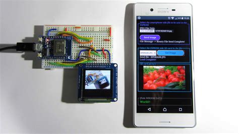 スマホのjpeg写真や画像をwi Fiで飛ばして Oled 有機el に表示させてみた。esp Wroom 02 Esp8266 使用 Mgo Tec電子工作