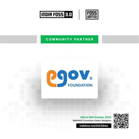 Foss United On Linkedin Indiafoss30 Fossunited Unitedbyfoss